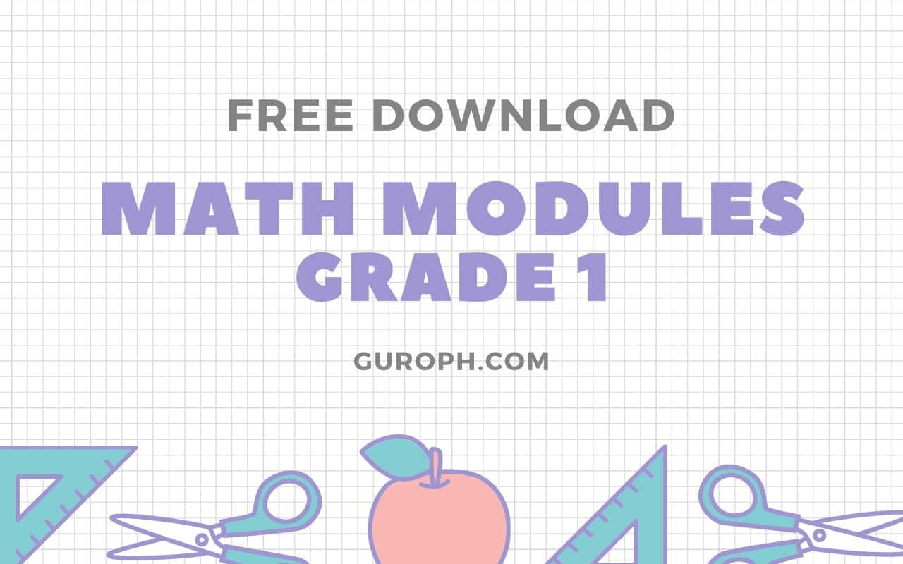 Grade 1 Modules In Math Free Download Grade 1 Modules In Math Free Download