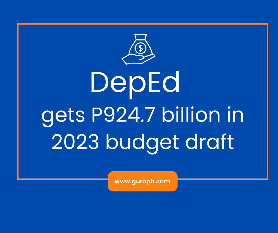 DepEd Receives Significant Allocation in 2023 Draft Budget